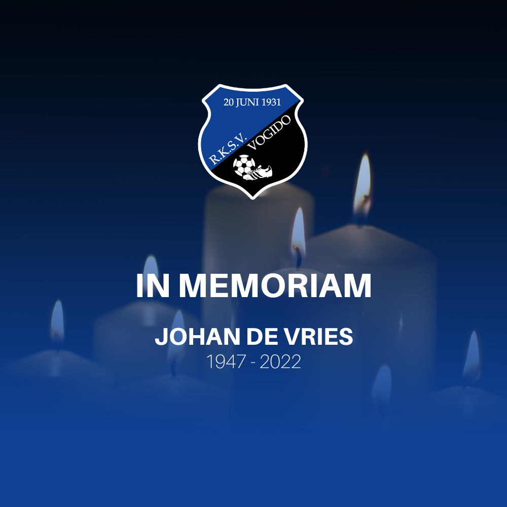 In Memoriam: Johan de Vries | Vogido